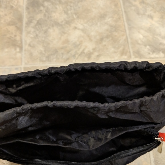 Bags | New Black Small Purse Insert Nylon Pockets | Poshmark